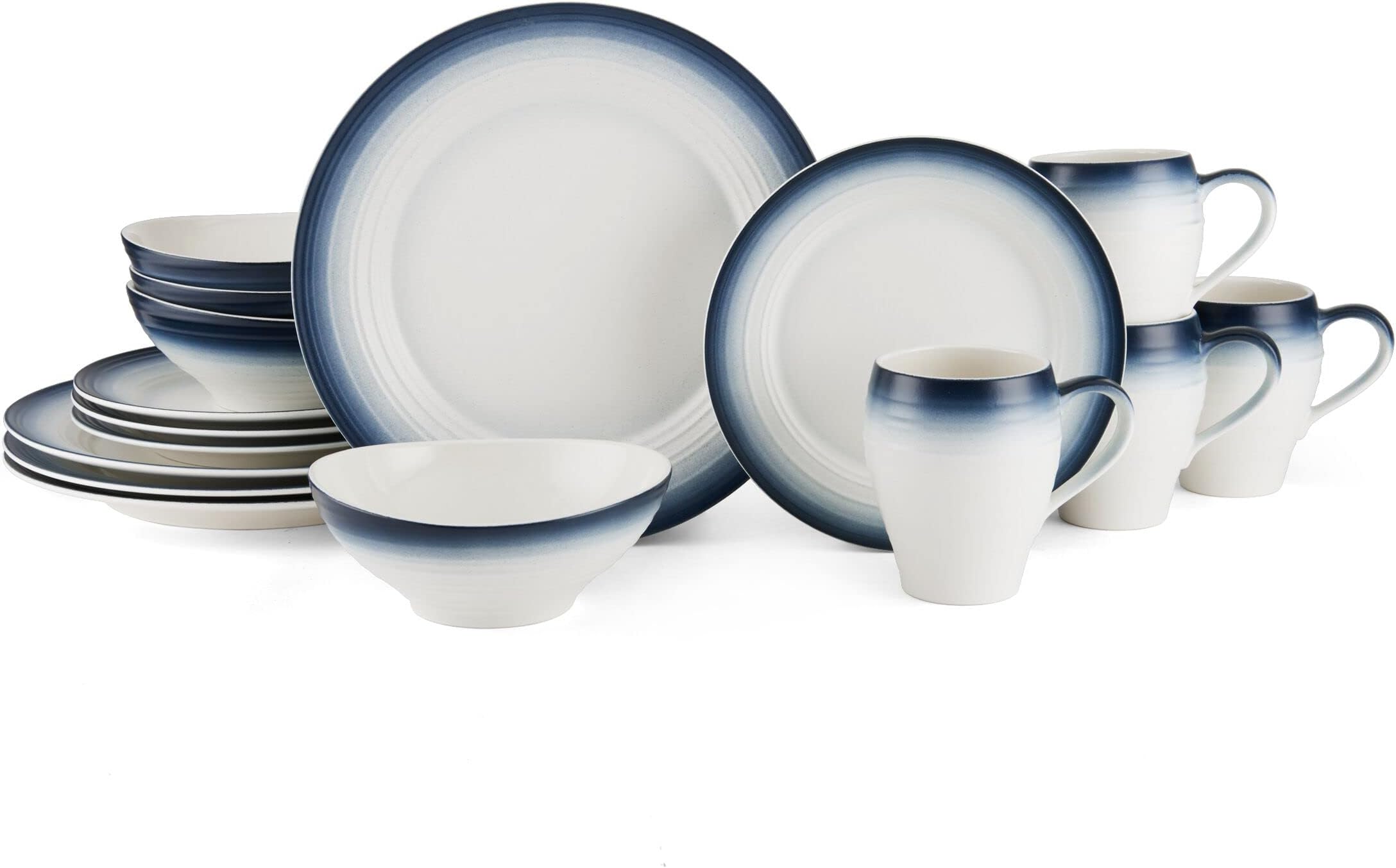 Amazon.com | Mikasa Mira 16 Piece Dinnerware Set, Service For 4 ...