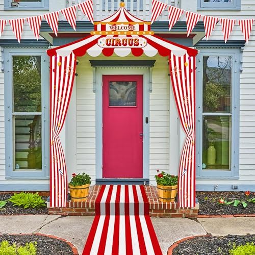 Amazon.com: 4Pcs Carnival Party Door Banner Circus Party Decorations ...