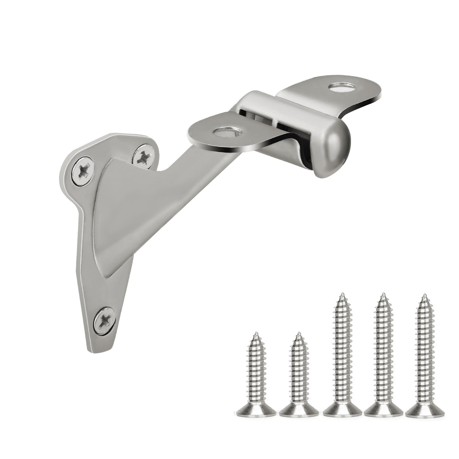 Amazon.com: HOMOTEK 1 Pack Railing Stair Handrail Brackets for Handrail ...
