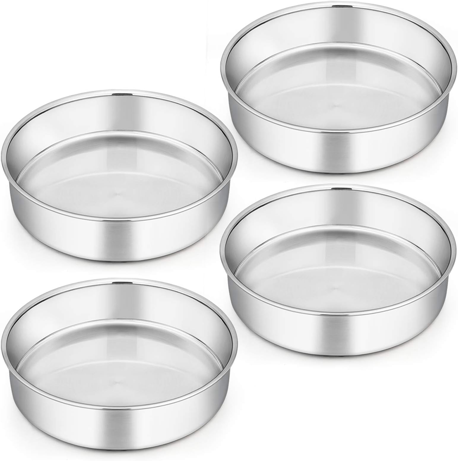 Wilton Easy Layers! Round Layer Cake Tins Set, 20.3cm (8in), 4 Piece ...