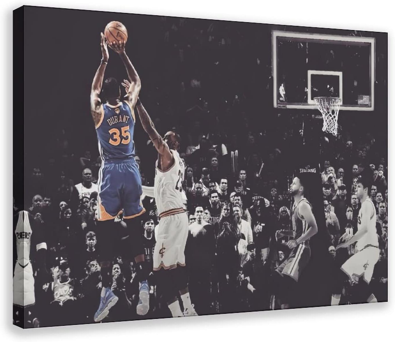 Amazon.com: Kevin Durant Poster for Walls Canvas Basketball Wall Art ...