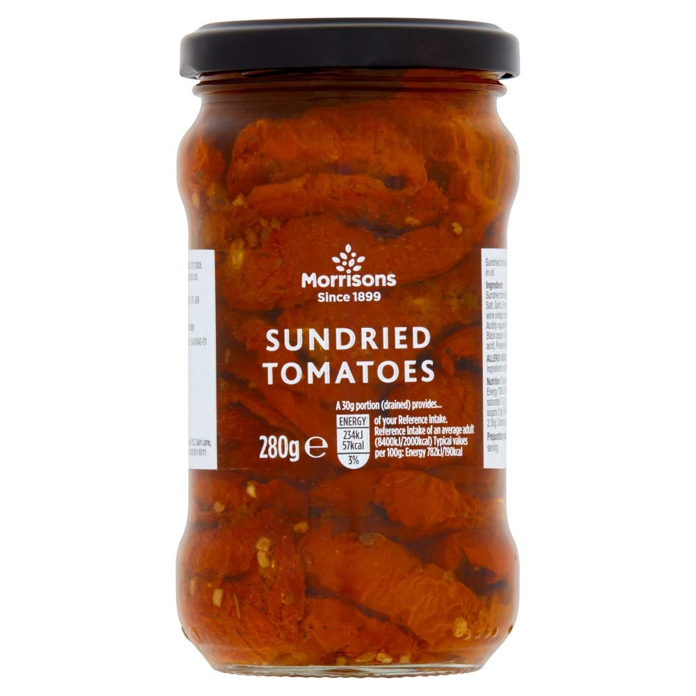 Morrisons Sundried Tomatoes 280 g x 6 : Amazon.co.uk: Grocery