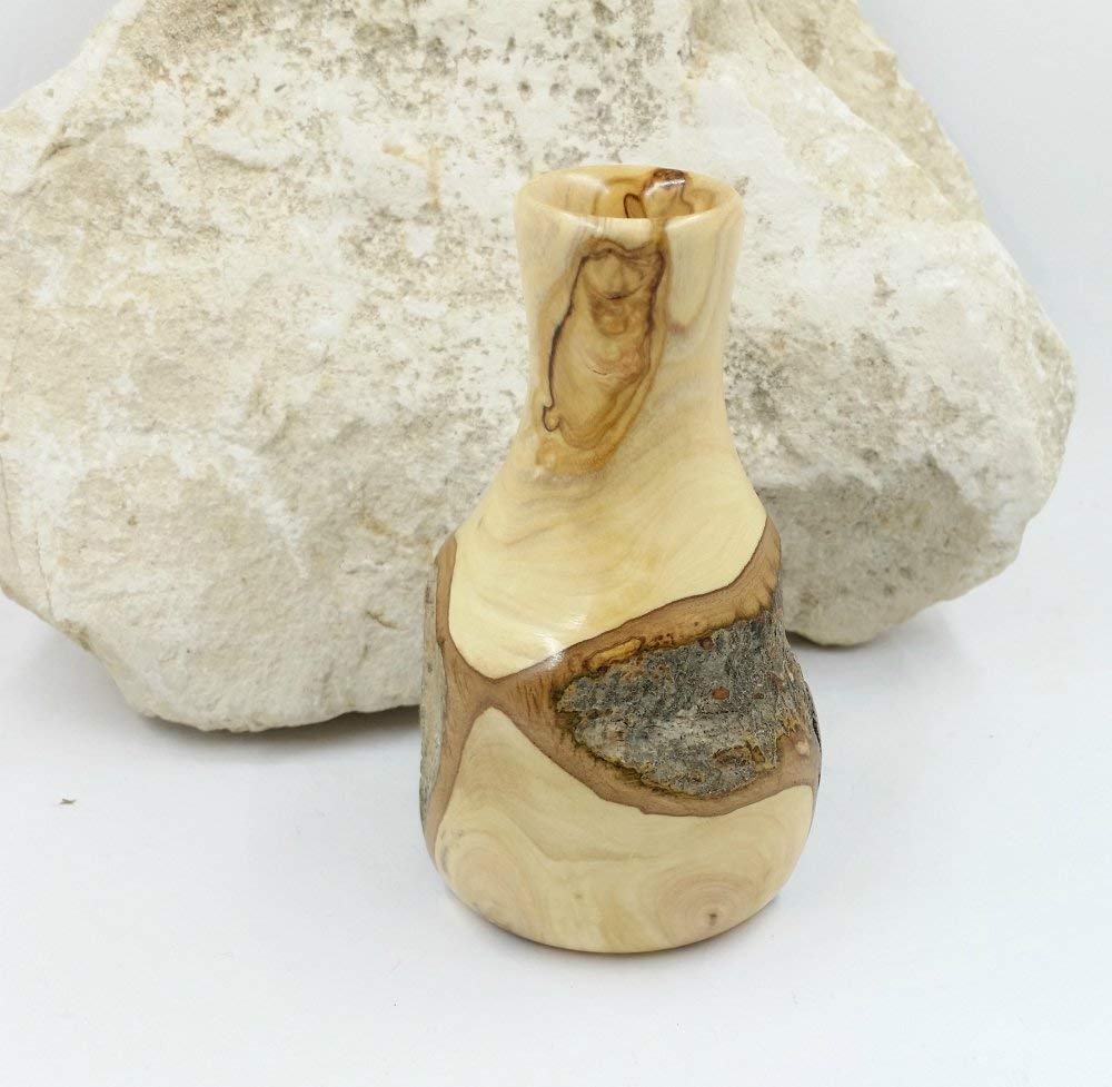 Amazon.com: Wood Weed Pot, Olive Wood Weed Pot, Olive Wood Vase ...