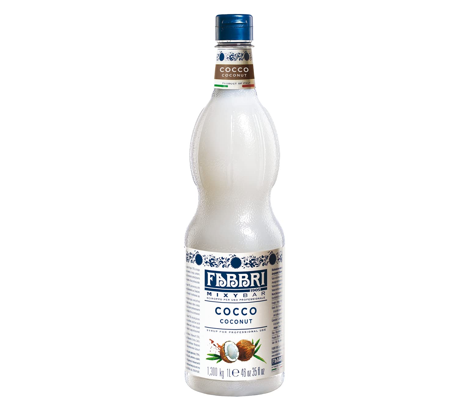 Amazon.com: Fabbri Flavoring Syrup, Coconut, Made in Italy, 33.8 Ounce ...