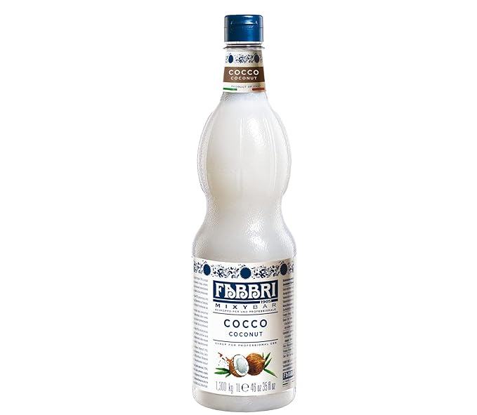 Amazon.com: Fabbri Flavoring Syrup, Coconut, Made in Italy, 33.8 Ounce ...
