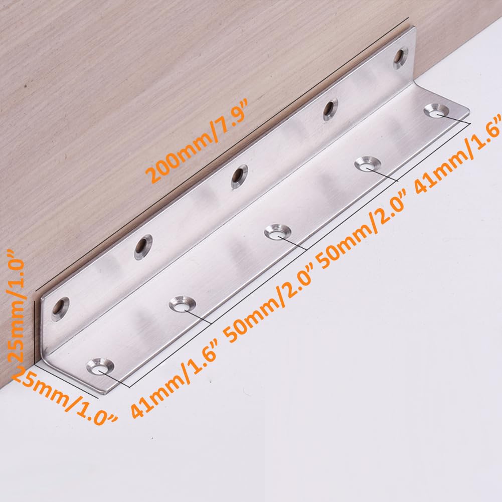 Snapklik.com : L Brackets, 4PCS Corner Brace Angle Bracket, Superior ...