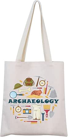 Amazon.com: MNIGIU Funny Archaeology Gift Archaeology Tote Bag ...