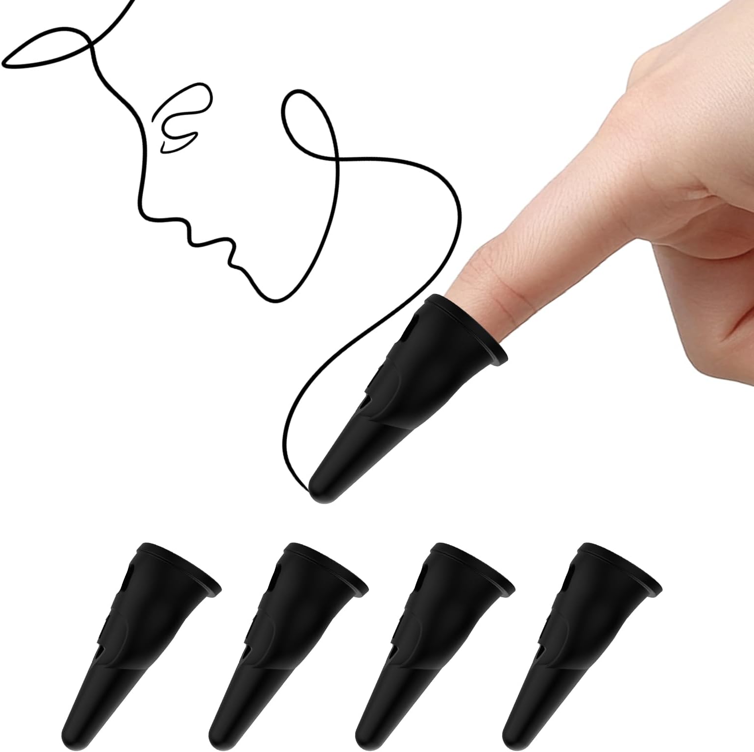 Amazon.com: Finger-Mounted Conductive Stylus EXTYLUS for Touch Screen ...