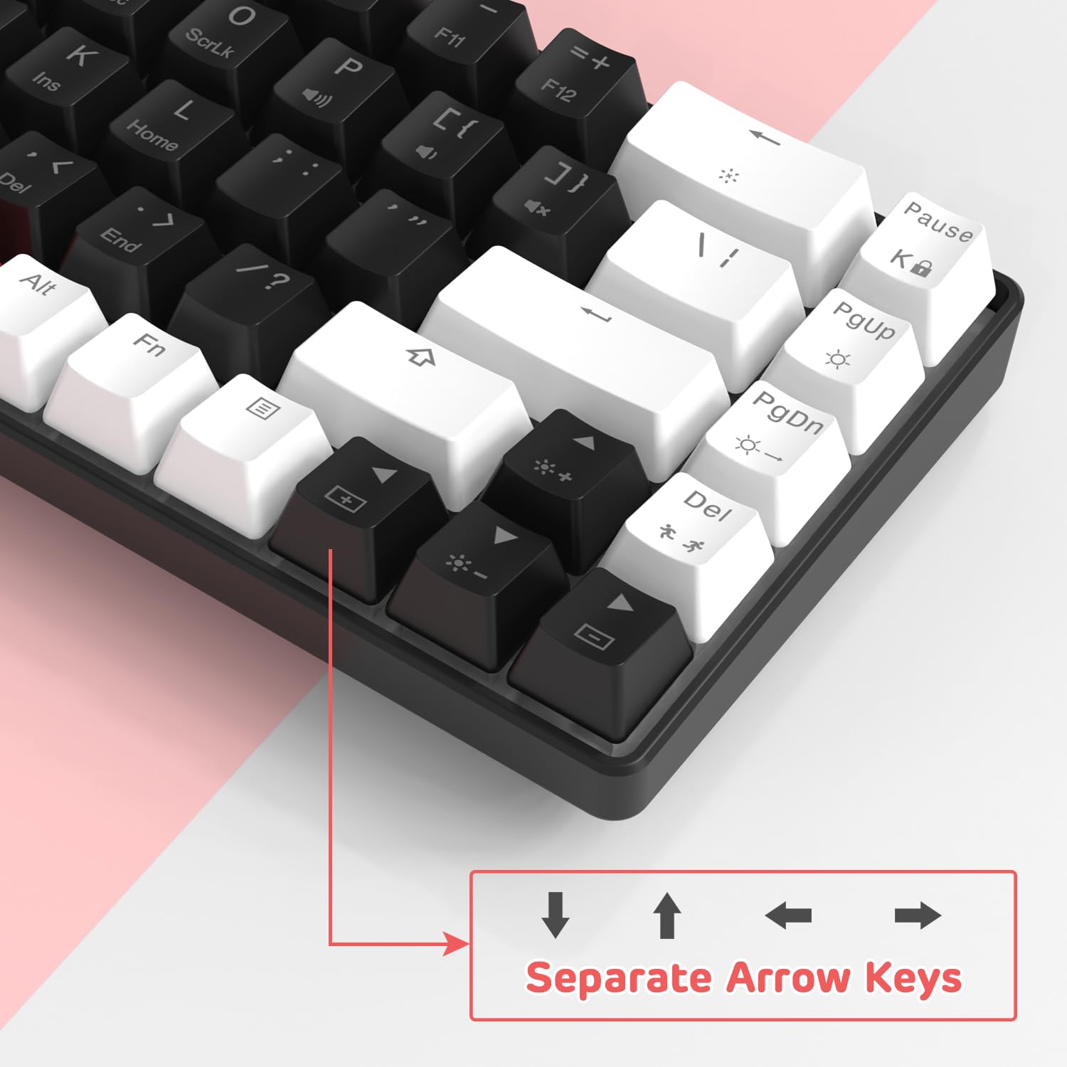Snapklik.com : MK14 60% Mechanical Gaming Keyboard, Compact 68 Keys ...