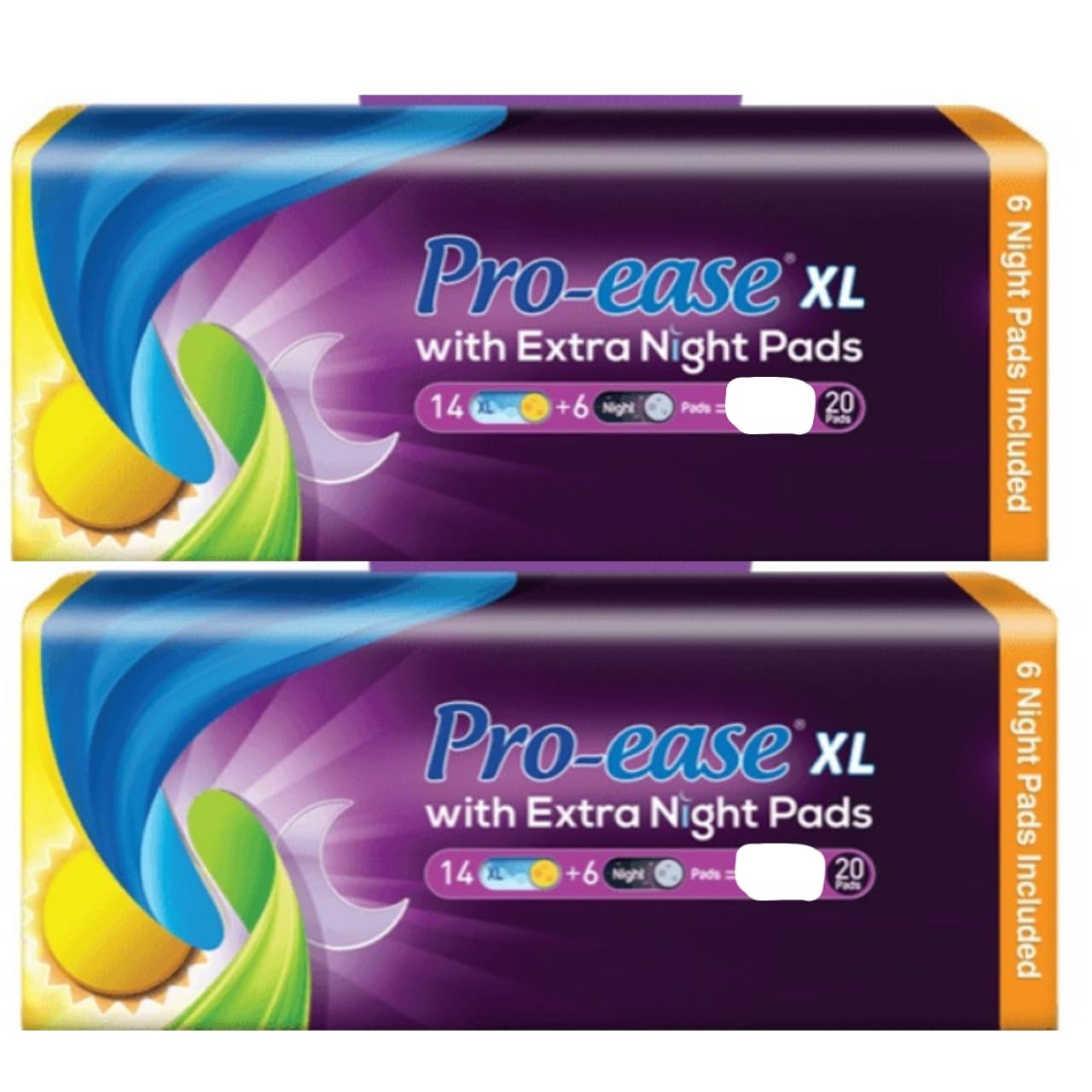 Buy proease go ultra xl 20+20 pad pack of 2 Online at Low Prices in ...