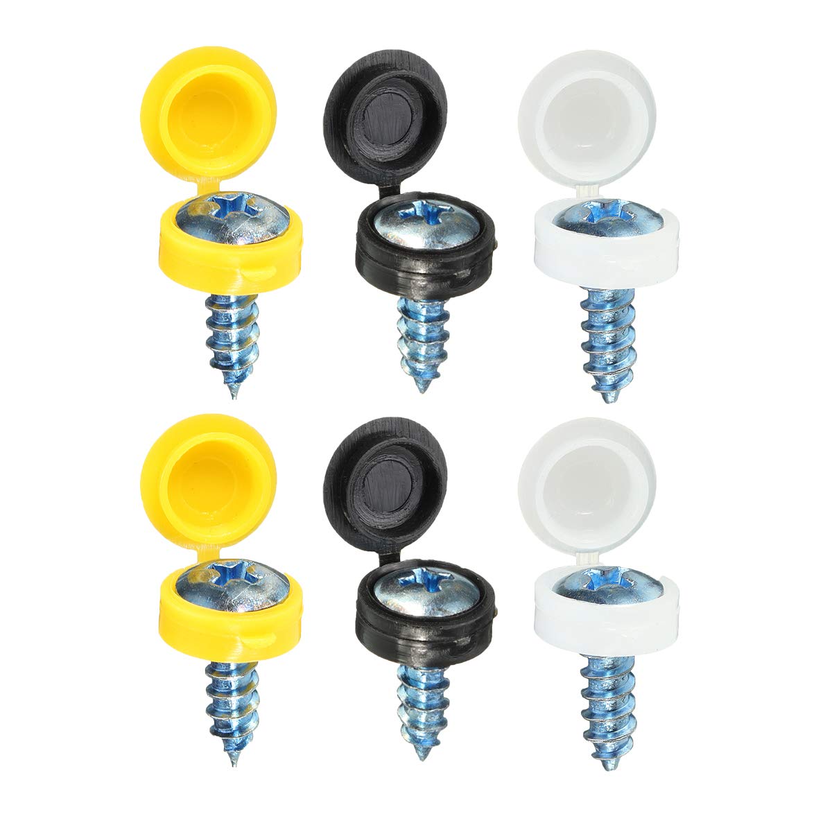 Snapklik.com : Hinged Screw Cover Caps, M4 Plastic Screw Caps, Fold ...