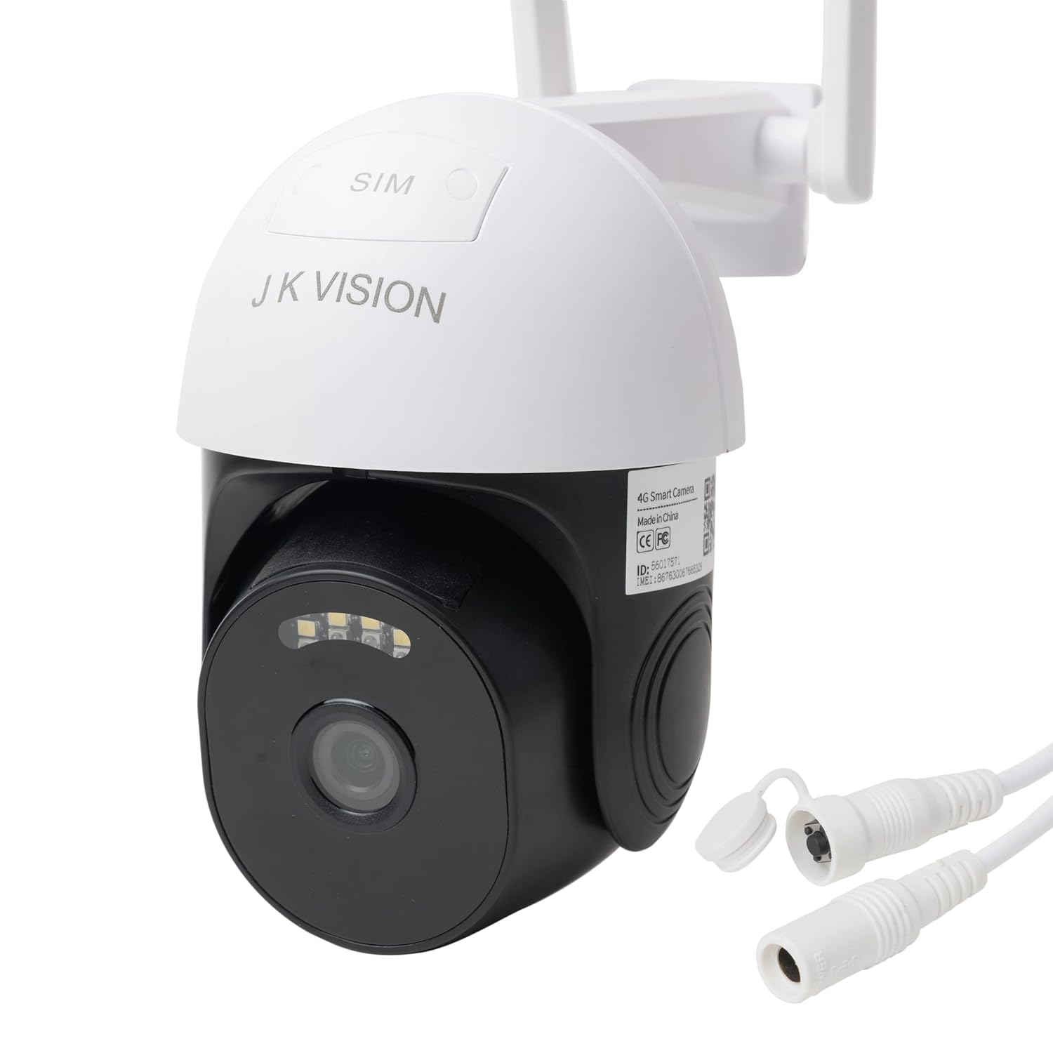 Buy JK Vision 3MP Smart 4G Mini Pan-Tilt Camera Compatible with J.K.Vision BNC Online at Low ...