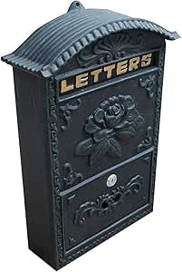 BREWIX mailboxes for Outside Vintage Weatherproof Post Box Classic Rose ...