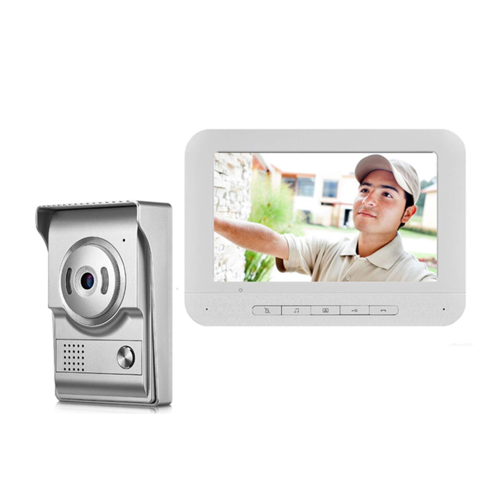Buy UEACON Video Intercom 7 Inch Monitor Wired Video Door Phone ...