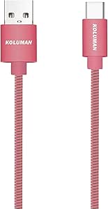 Koluman KD-34 Cable Type-C, Charge+ Transfer (Sync and Charging), Compatible with Samsung Galaxy ...
