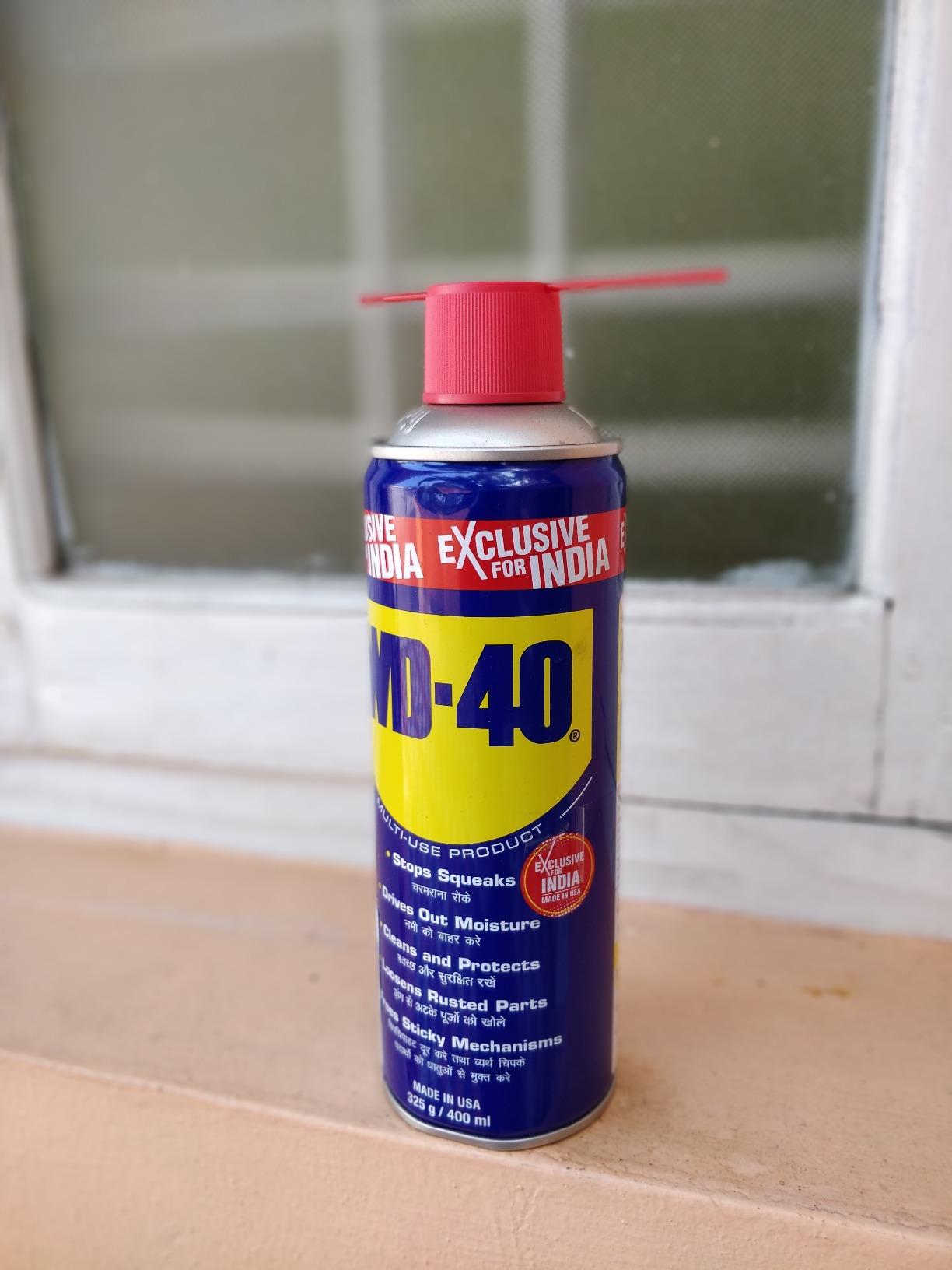 Pidilite WD-40, Multipurpose Spray, Rust Remover, Cleans Bike Chains ...