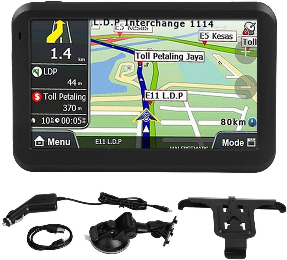 KSTE Schermo Auto Universale Navigatore GPS, Schermo Universale 5 ...