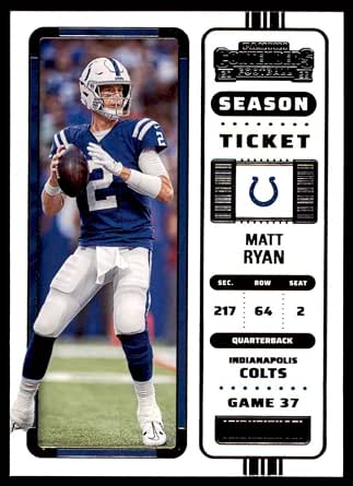 Amazon.com: 2022 Panini Contenders Season Ticket #43 Matt Ryan ...