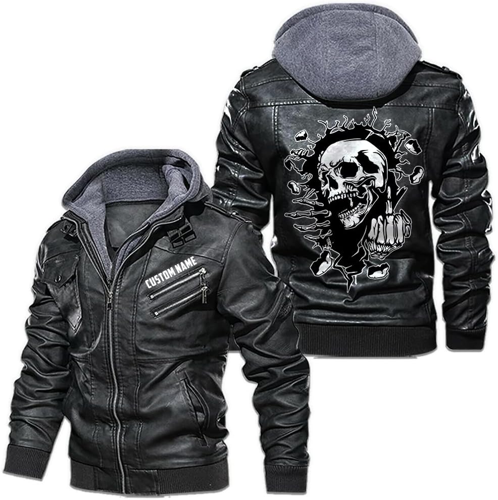 Skeleton Hand Bone Finger Tear off Ripping Out Skull| Custom Name|Men ...