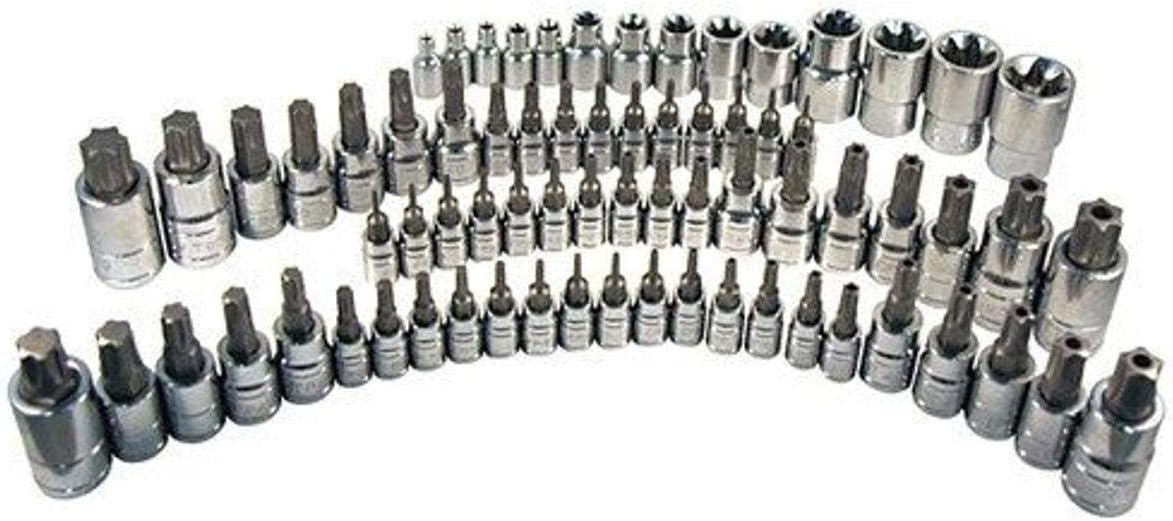 Amazon.com: ATD Tools 13772 Master Star Bit Socket Set - 72 Piece ...
