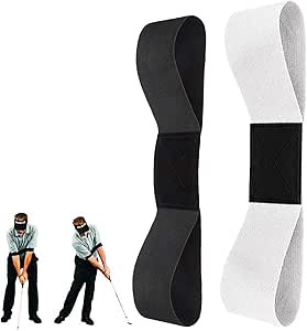 2 Piece Golf Swing Training Aid Arm Band,Golf Arm Tape Swing Trainer ...