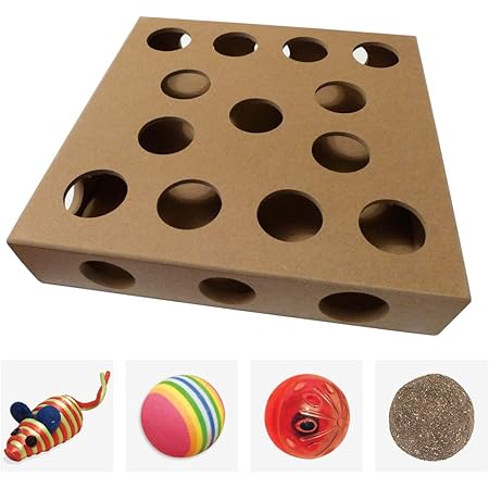 Smart Cat Peek and Play Toy Box : Amazon.co.uk: Pet Supplies