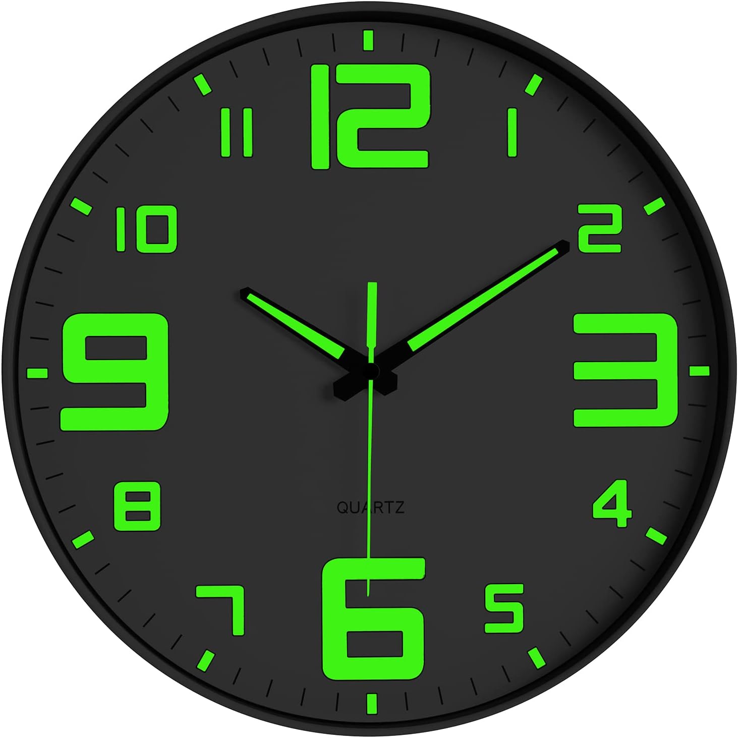 Amazon.com: Solar Lighted Clock - Outdoor Time Keeping Gauge with Light ...