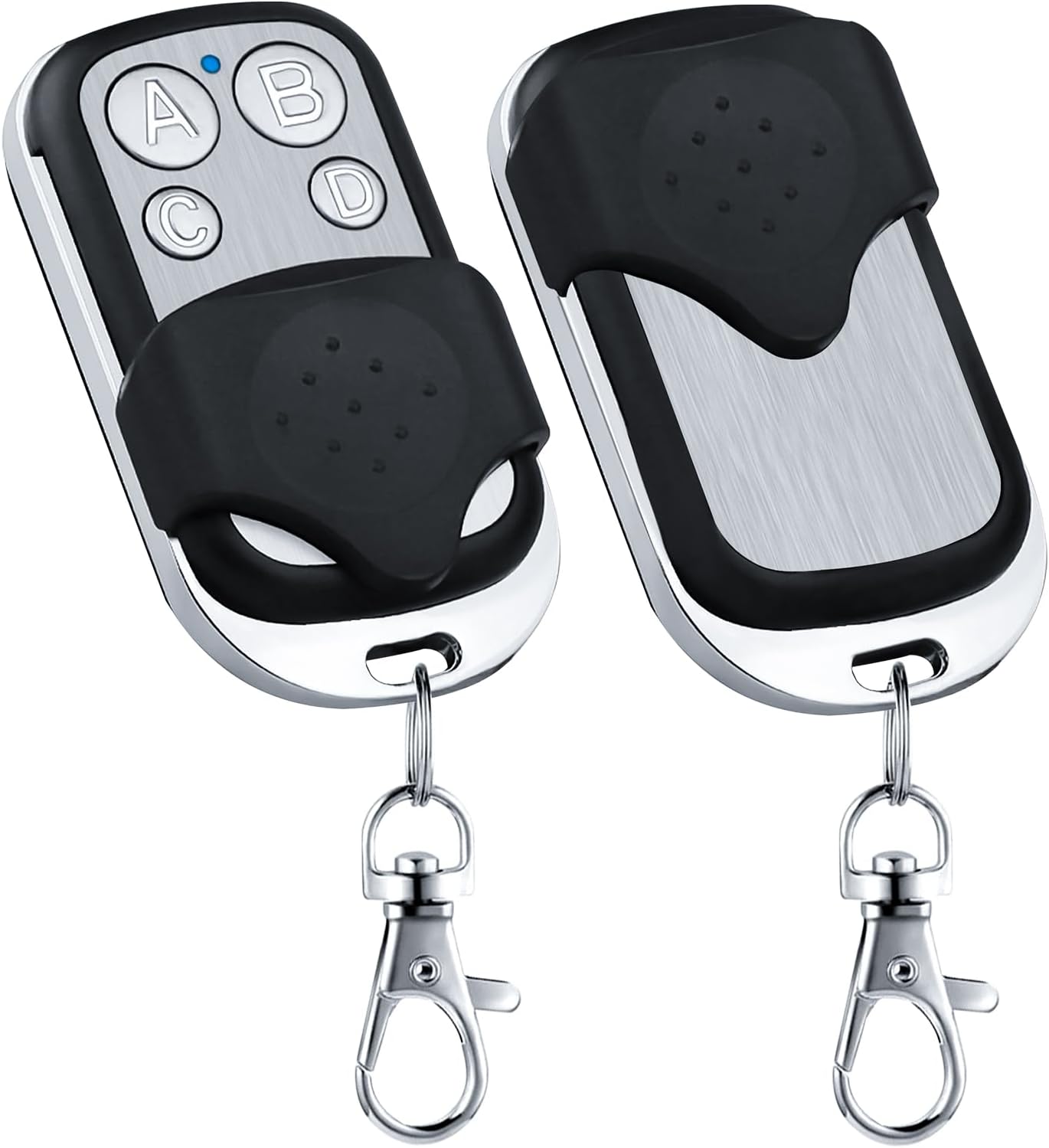 2pcs Télécommande universelle pour porte de garage Apprentissage pour ...