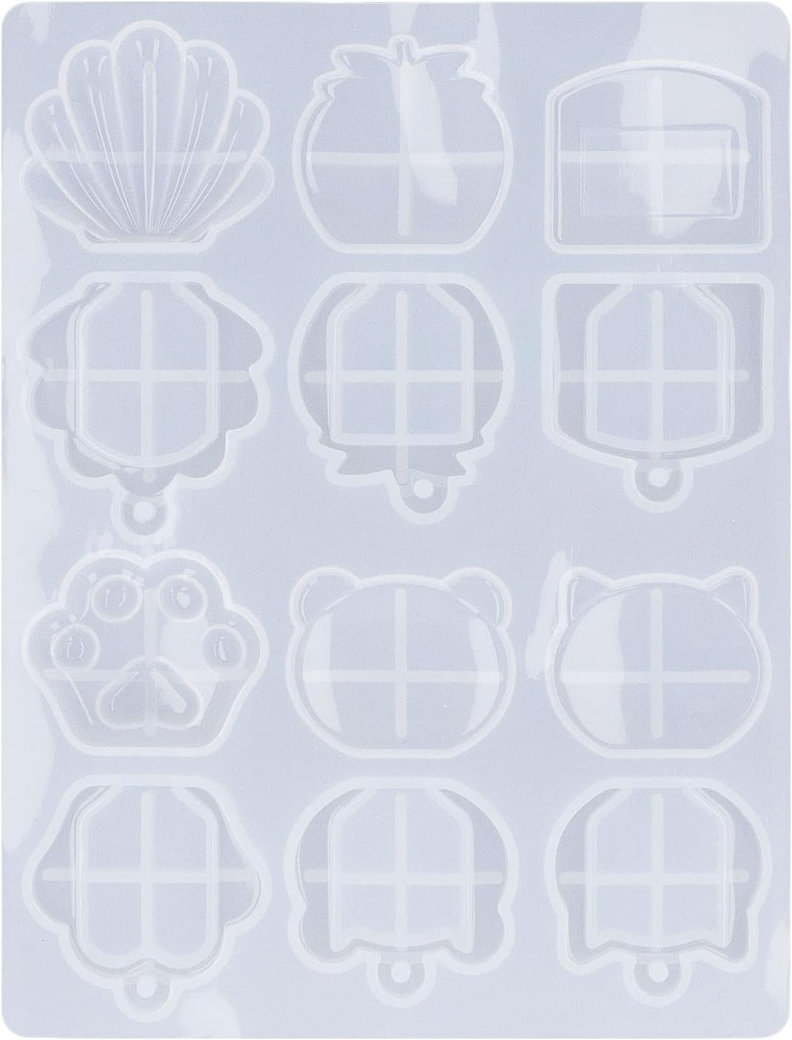 Amazon.com: TOPINCN Resin Casting Molds Jewelry Casting Supplies Key ...