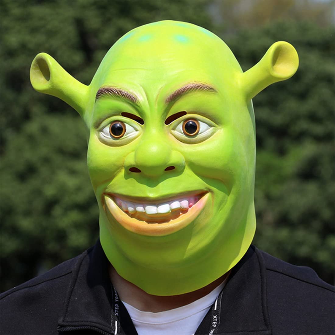 Buy Shrek Latex s Full Head Shrek Halloween Cosplay Online at ...