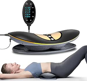 Amazon.com: Electric Lumbar Traction Device, Multifunctional Back ...