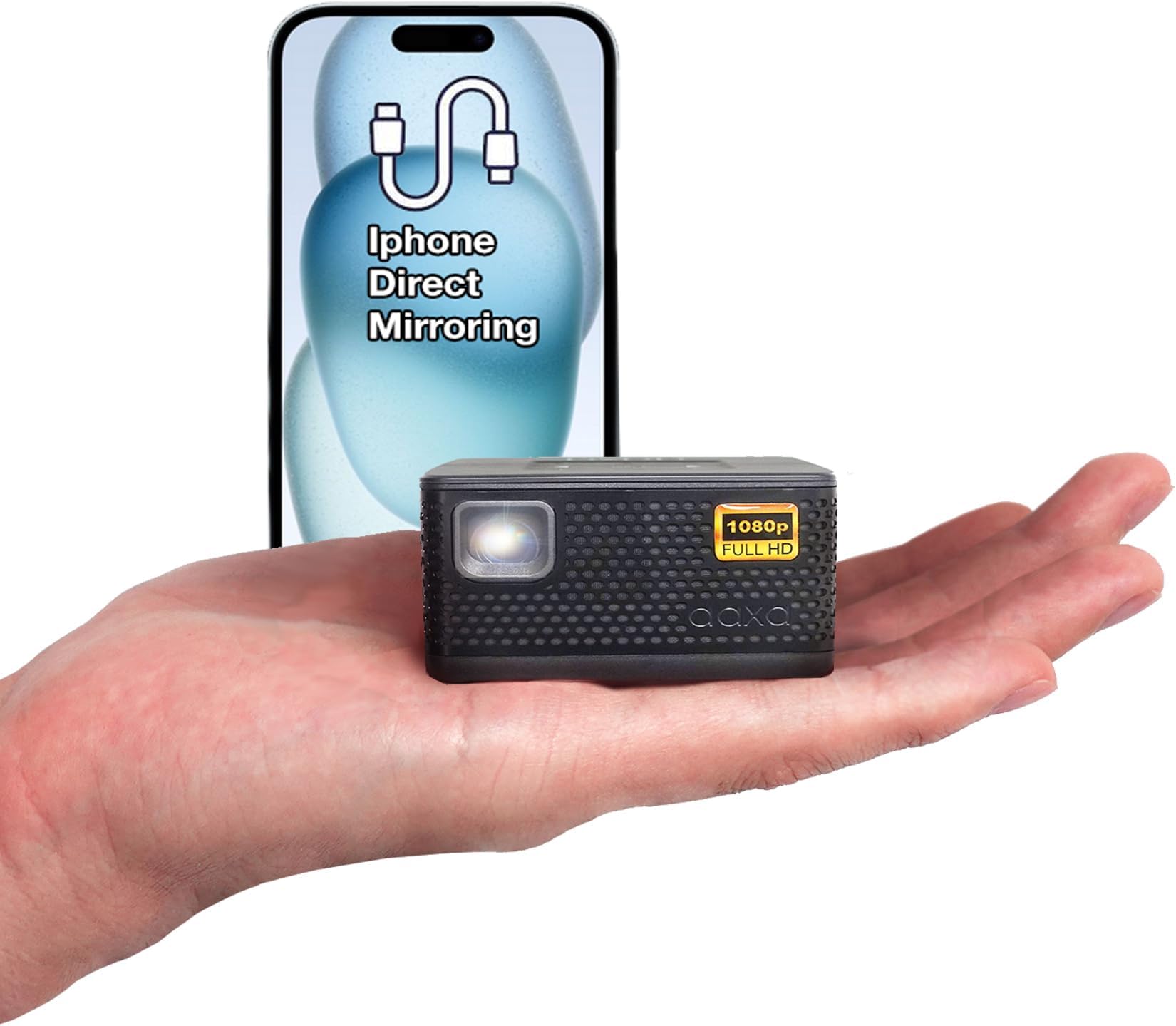 Amazon.com: AKASO Mini Projector, Pocket-Sized DLP Portable Projector ...