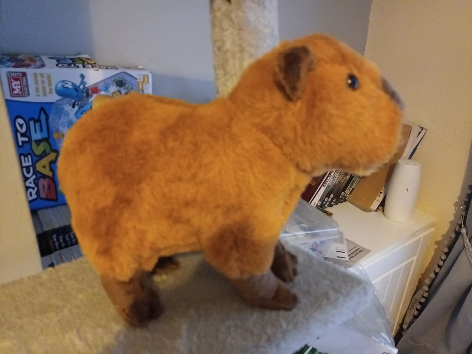 Tibemi Realistic Capybara Plush Toy Simulation Capybara Stuffed Toy ...