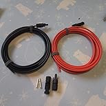 Amazon.co.jp: WBGADAM 10AWG 1.5M ソーラーコネクターケーブル MC4 ケーブル 6sq 太陽光パネル用ケーブル 片端加工 2本セット : DIY・工具・ガーデン