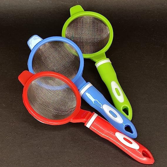 Buy GIRLYZ Attire 3pcs chai channi | Tea channi | Tea strainers Plastic ...
