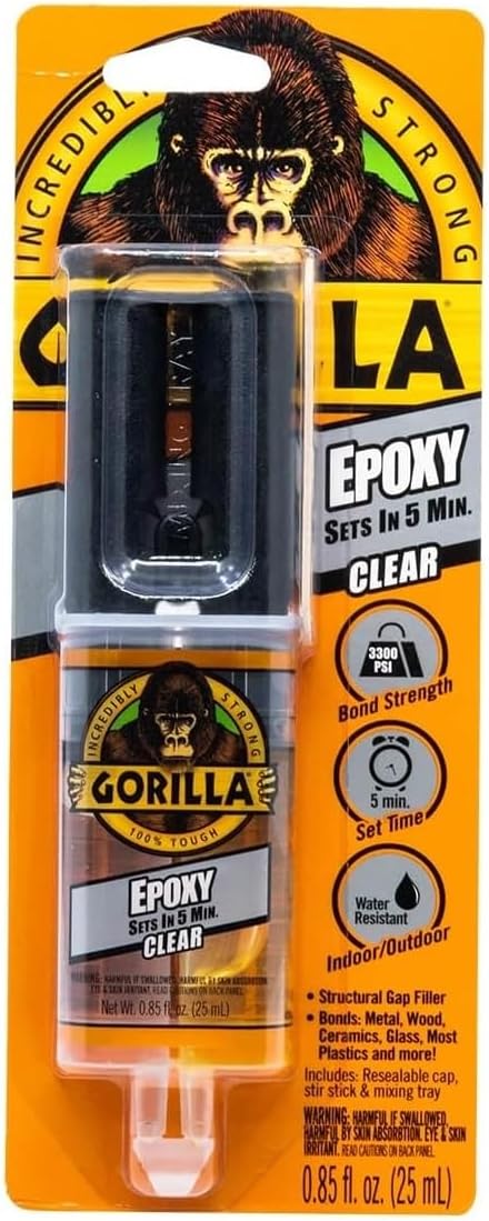 Gorilla Epoxy, .85 oz., Clear : Gorilla Glue: Amazon.ca: Tools & Home ...