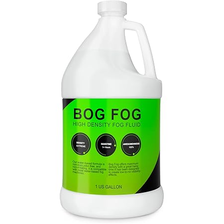 Amazon.com: Bog FOG, Extreme High Density Fog Juice Long Hang Time Fog ...