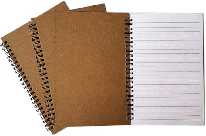 Amazon.com : Spiral Notebook, College Ruled Notebooks, Thick Paper, 1 ...