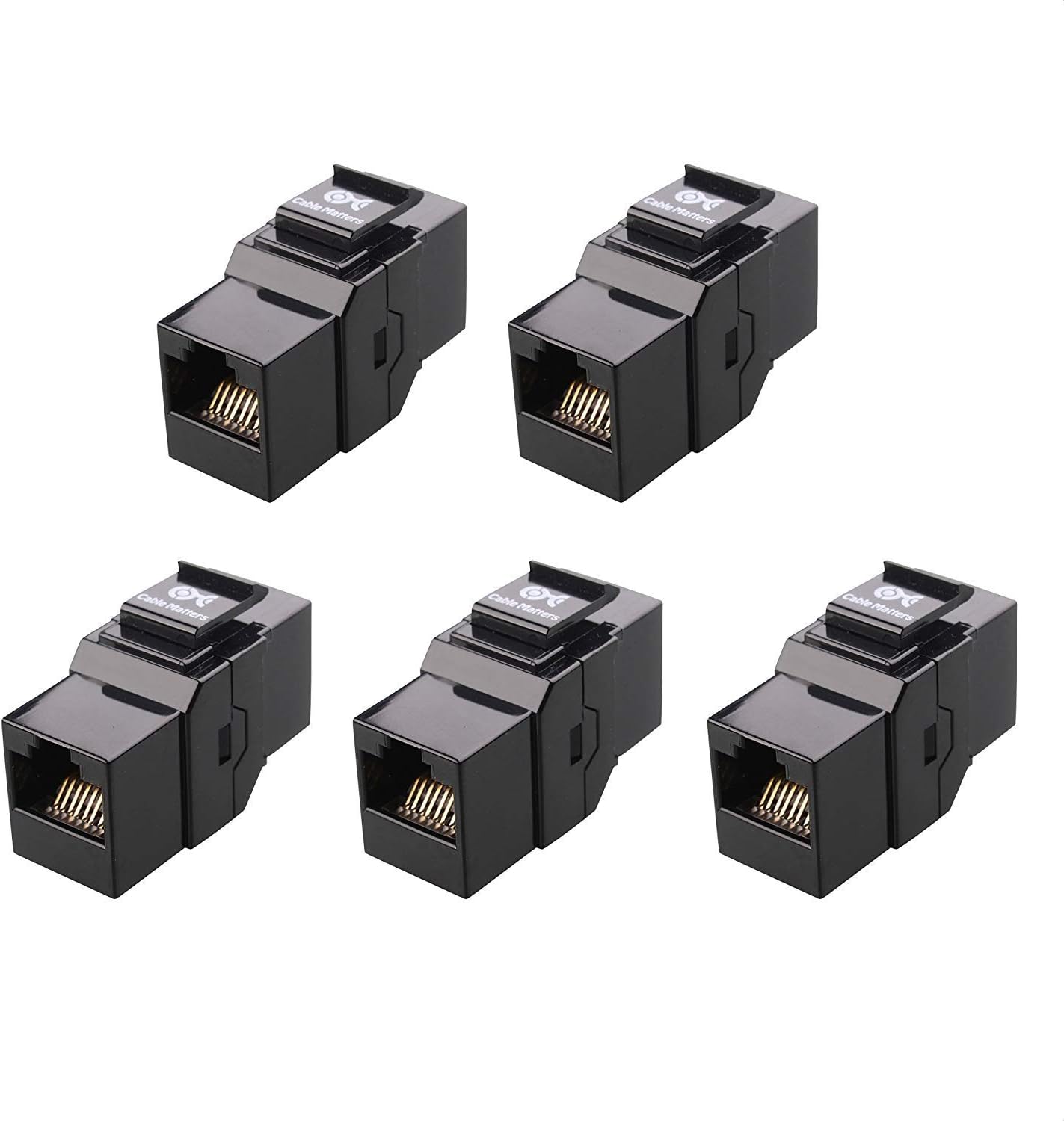 Amazon.com: VICTEK Female to Female Cat6 Keystone RJ45 Couplers, 10 ...