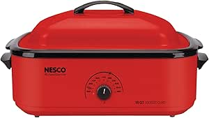 Amazon.com: NESCO 4818-12, Classic Roaster Oven with Porcelain Cookwell ...
