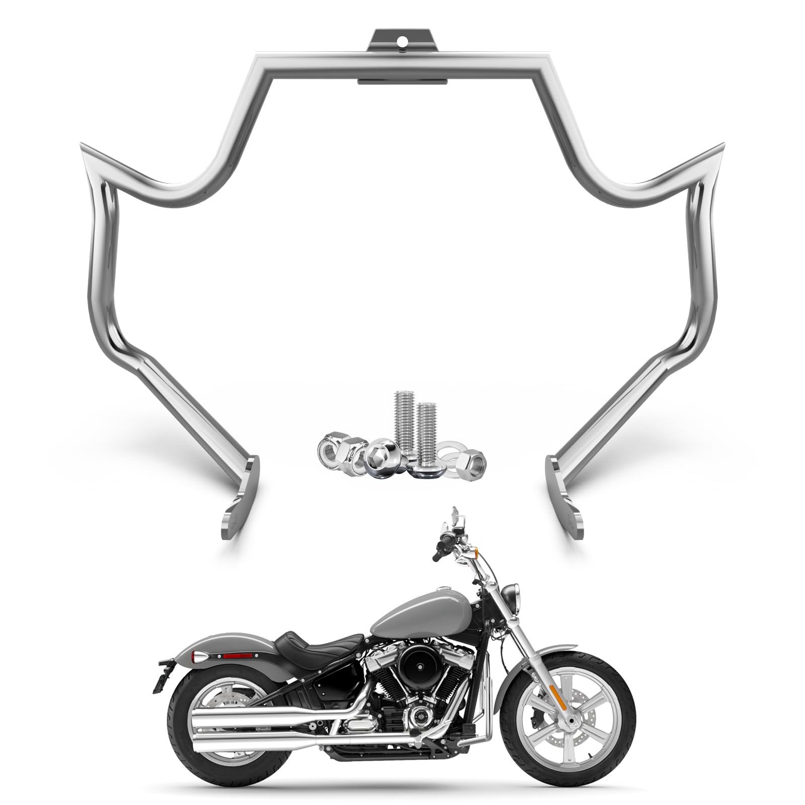 Amazon.com: Crash Bar Engine Guard Highway Bar for Harley Davidson ...