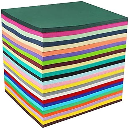 DELLCCIU 100 Blatt buntes DIN - A4 230g/m² Set aus 20 Farben ...