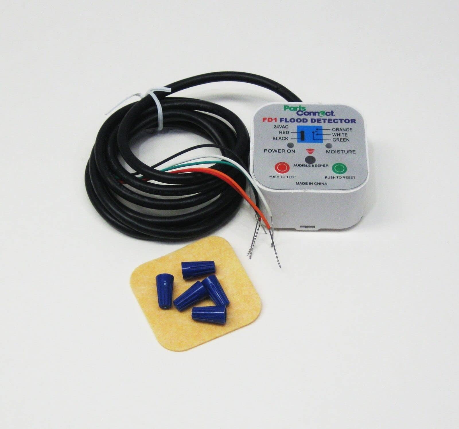 Water Flood Overflow Sensing Moisture Detector Turns Off HVAC Furnace ...