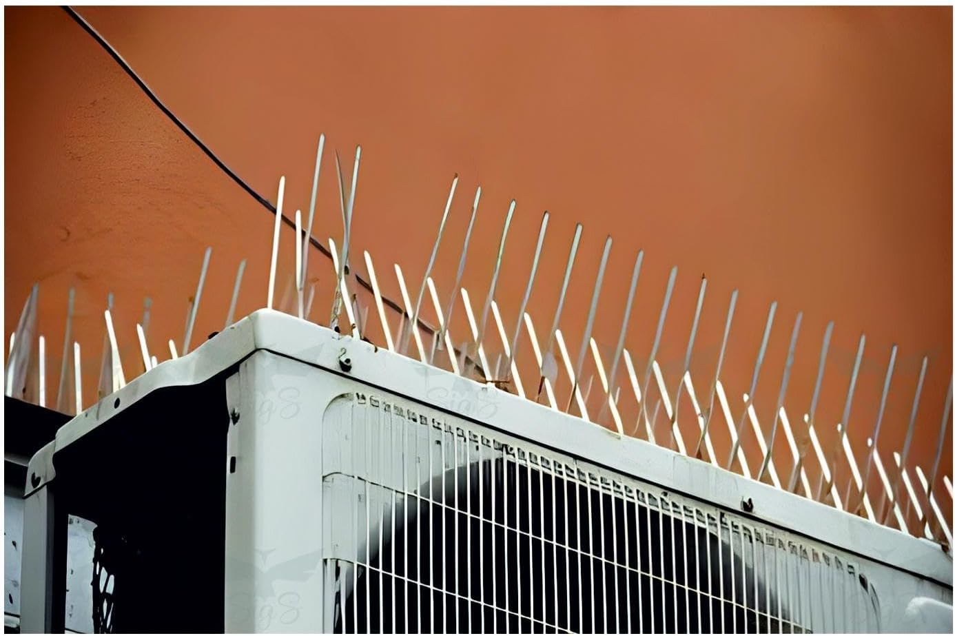 Indolite BirdScare Split AC kit Pigeon Spikes Protector from Birds and ...