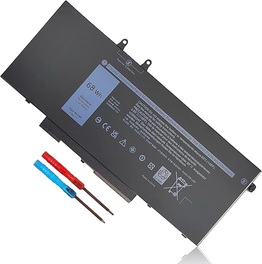 Amazon.com: 68Wh 4GVMP Laptop Battery Replacement for Dell Latitude ...