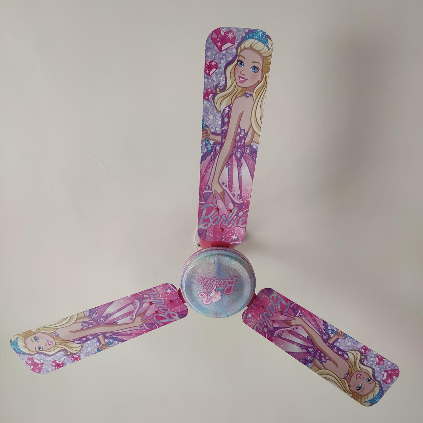 Buy Usha Kids Everyday Barbie 1200mm 75-Watt Ceiling Fan (Pink) Online ...