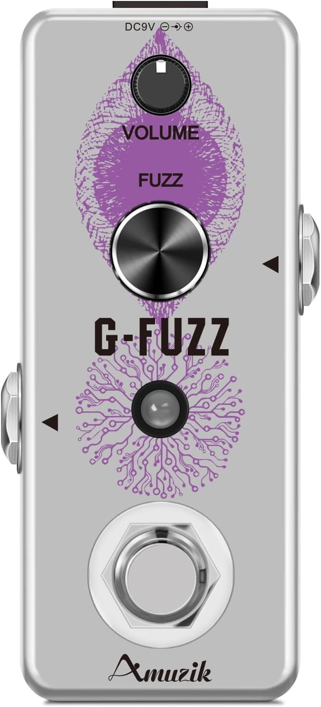 Amazon.com: Donner Fuzz Pedal, Stylish Fuzz Guitar Pedal, Classic Mini ...