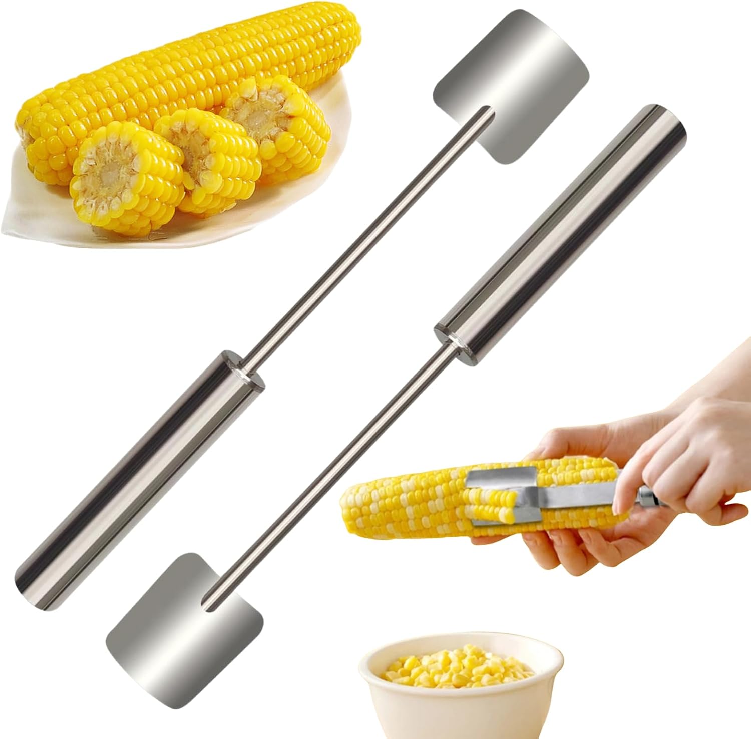 Amazon.com: Corn Peeler for Corn on the Cob, Corn Cob Peeler, Stainless ...