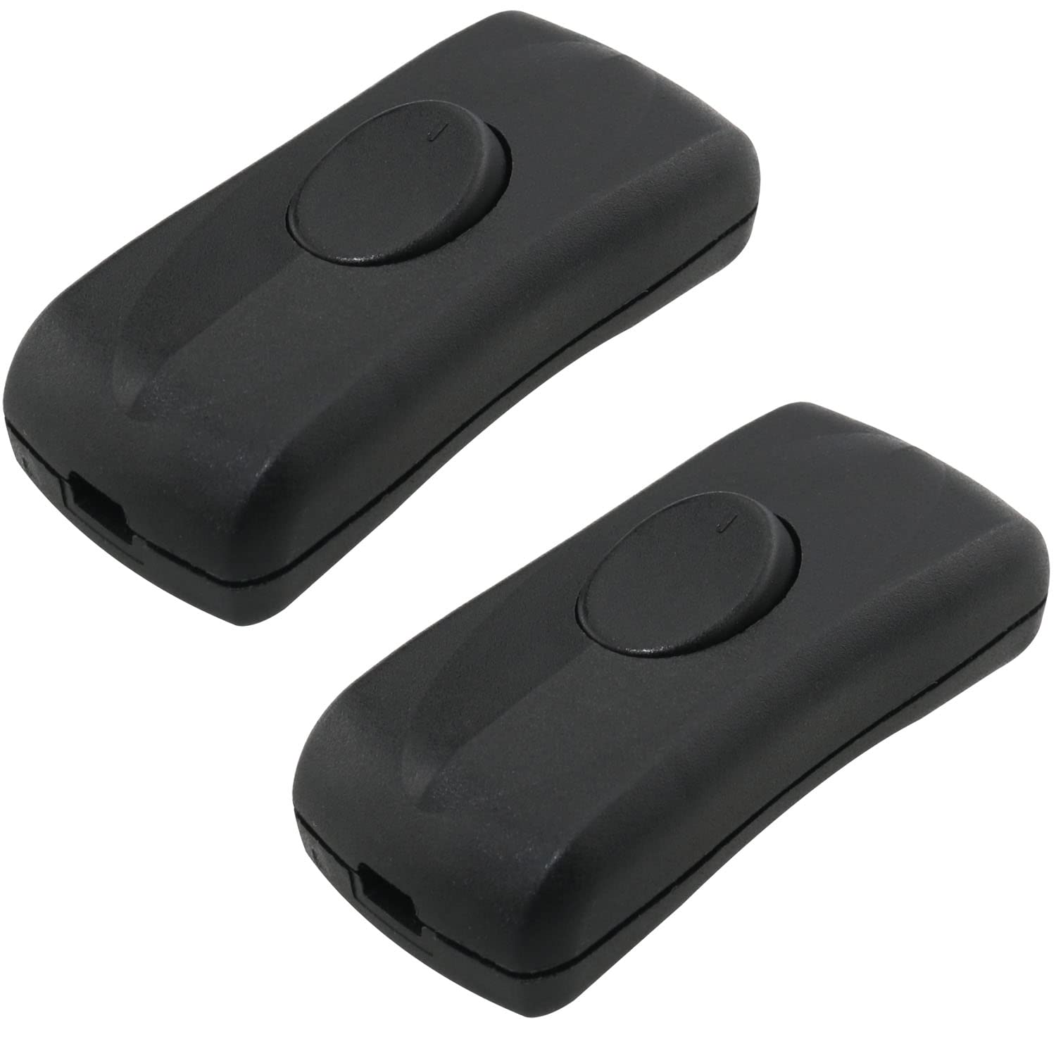 Inline Cord Switch JJHXSM 2pcs Black Embedded Power Cord Switch Power ...