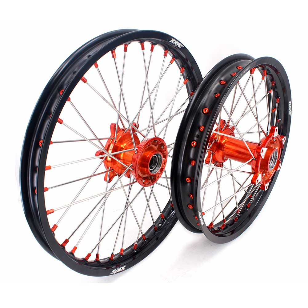 Snapklik.com : KKE 16x21/215x19 Mx Cast Dirt Bike Wheels Rims Compatible